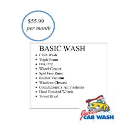 Jules Car Wash| My Wash Account